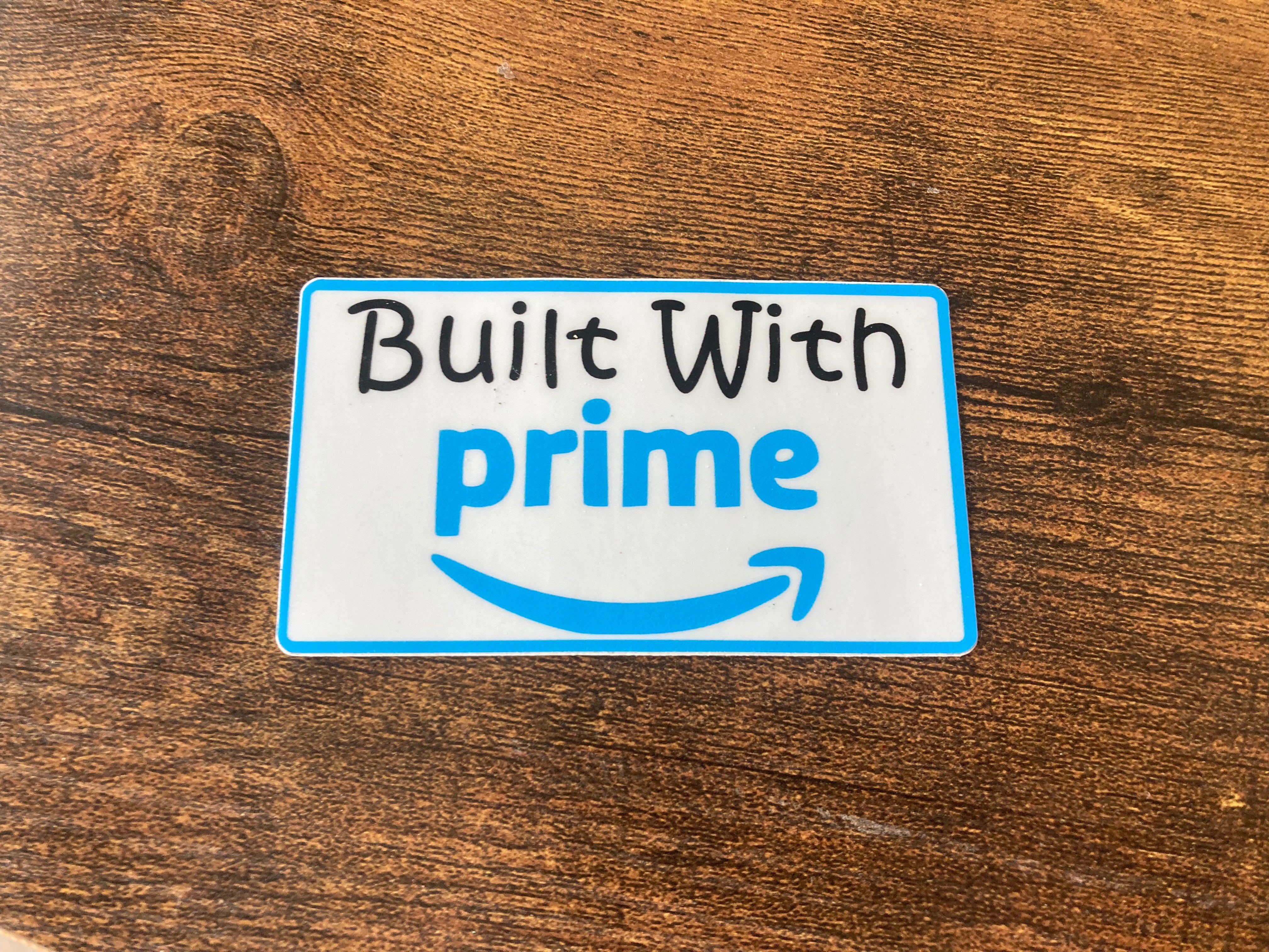 Built with Prime Decal (Limited Edition) – Wolfpack Off-Road Fabrication